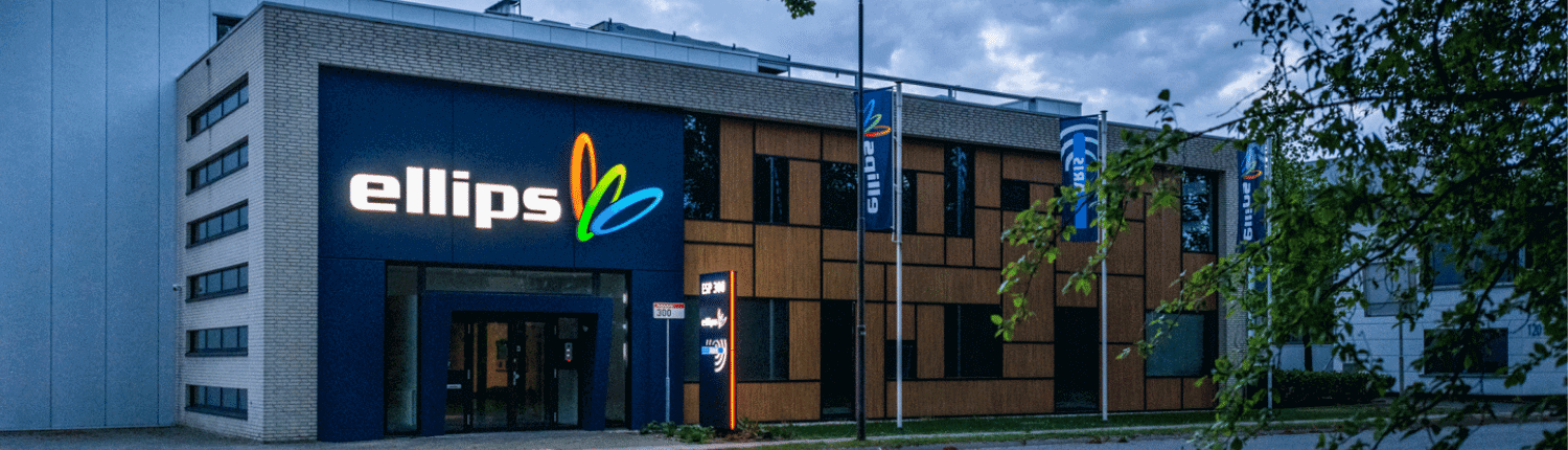 Nieuwe led lichtreclame voor Ellips op bedrijventerrein Esp in Eindhoven